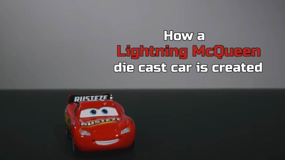 See How a Lightning McQueen Die Cast Car is Created - LaughingPlace.com