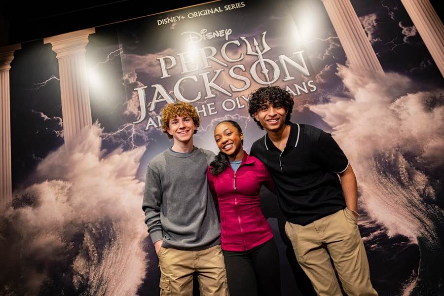 The Cast of “Percy Jackson and the Olympians” Visit Walt Disney World ...