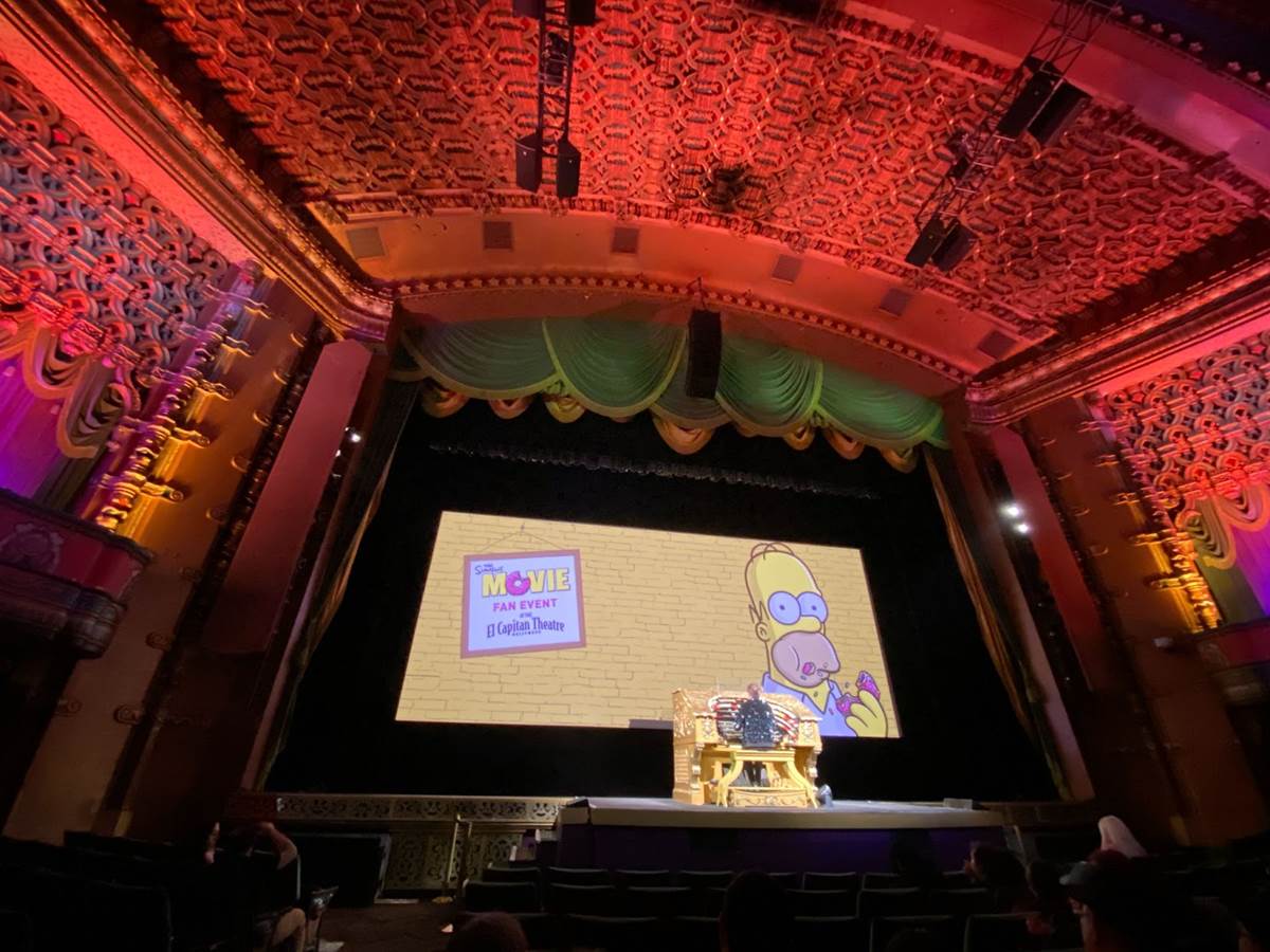 Video / Photos: "The Simpsons Movie" Fan Event at El Capitan Theatre ...