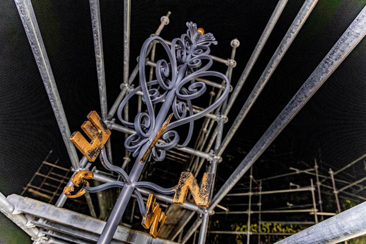 Weathervane Crafted by Master Blacksmith Installed at Tiana’s Bayou ...