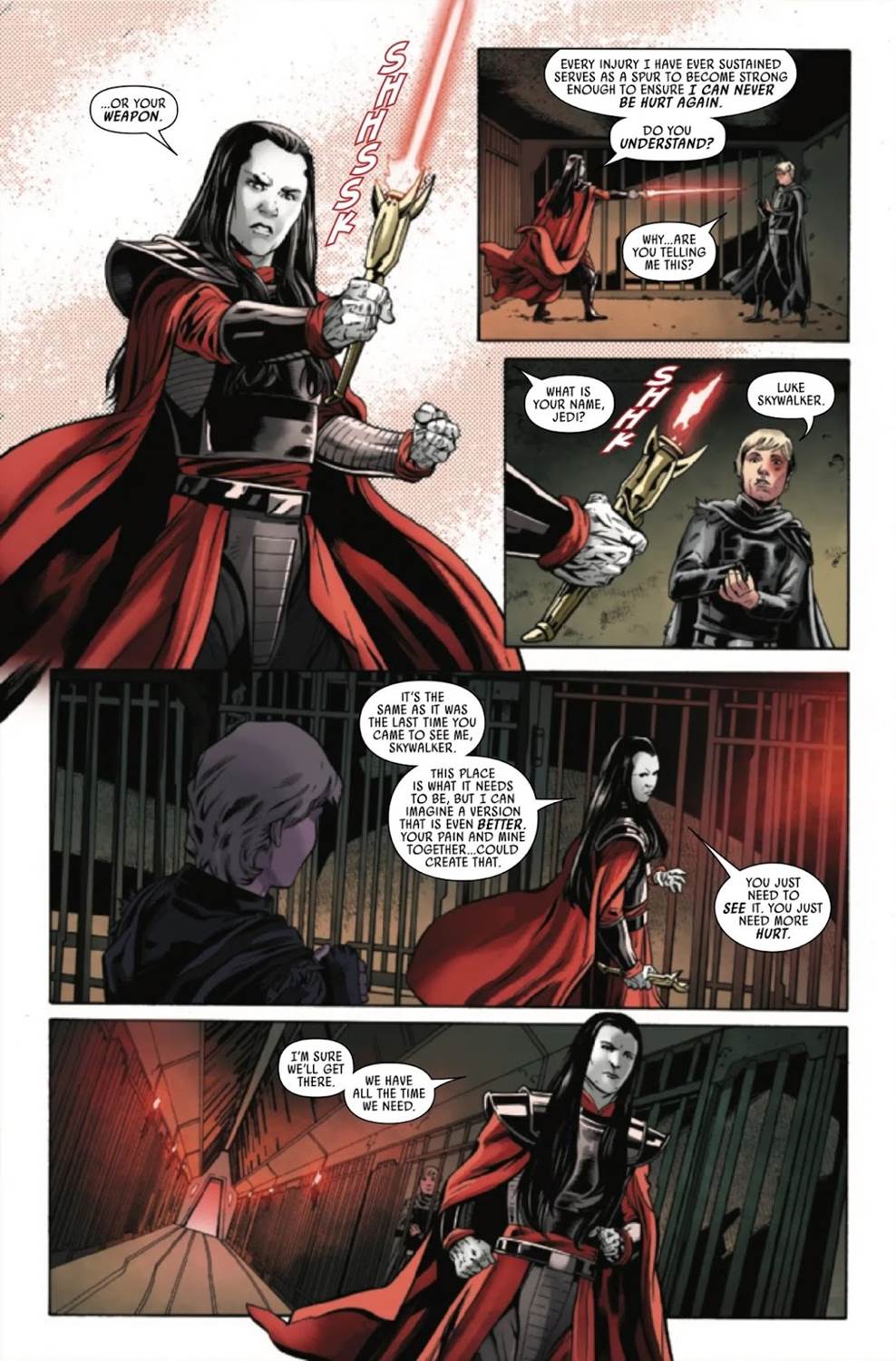 Comic Review: Luke Skywalker Attempts to Heal a Corrupted Red Kyber ...