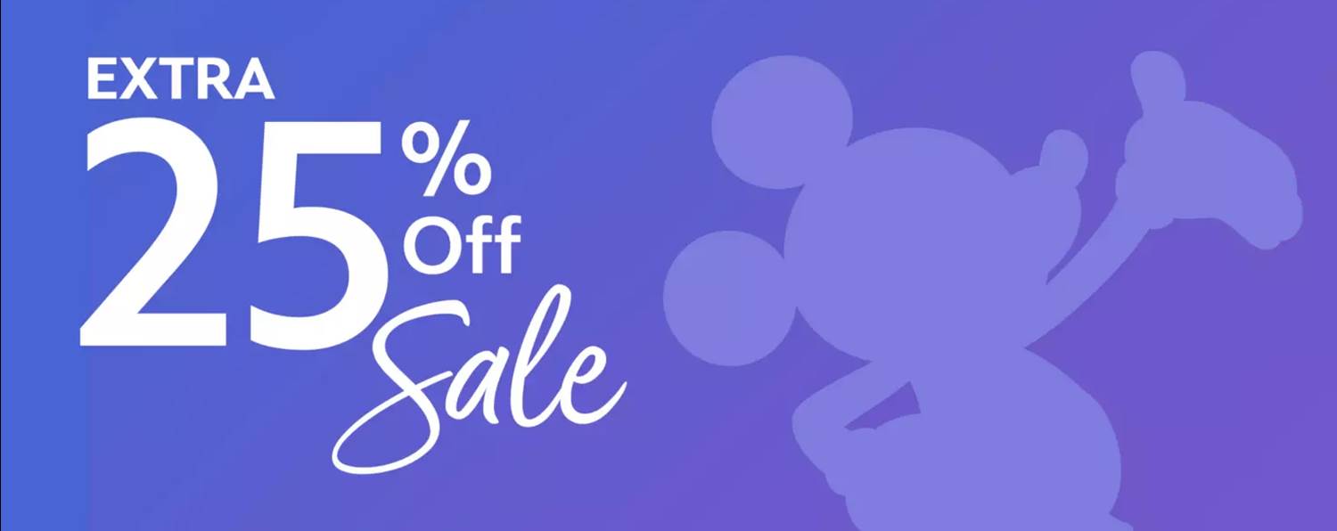 Take an Extra 25% Off Select Sale Items at Disney Store