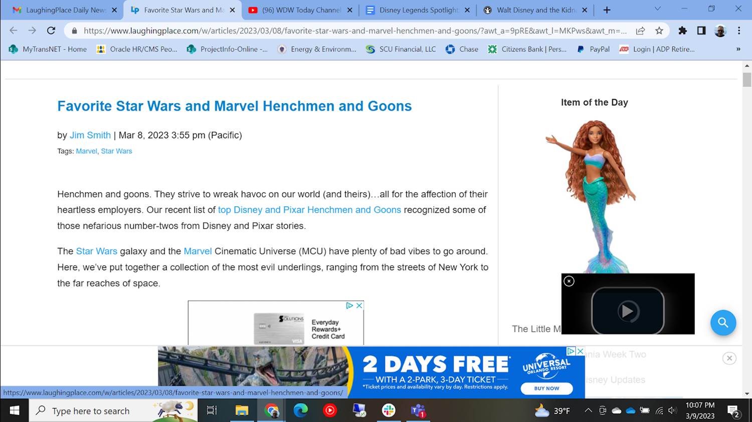 Favorite Star Wars and Marvel Henchmen and Goons - LaughingPlace.com