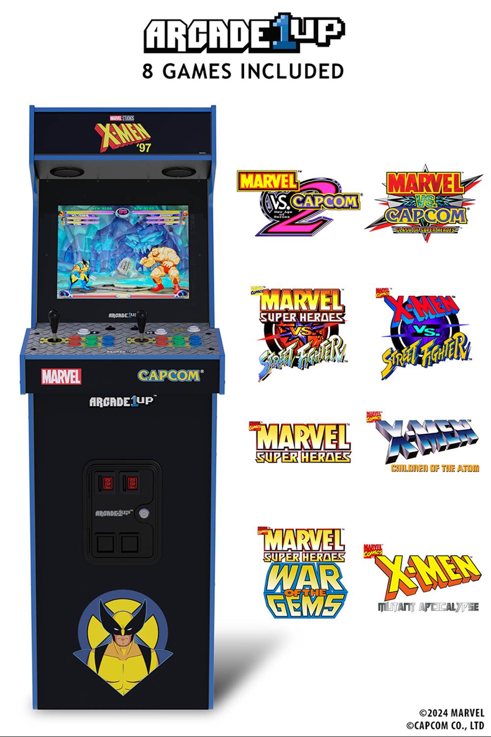 Marvel and Arcade1Up Reveal an Epic “X-Men ‘97” Arcade Machine ...