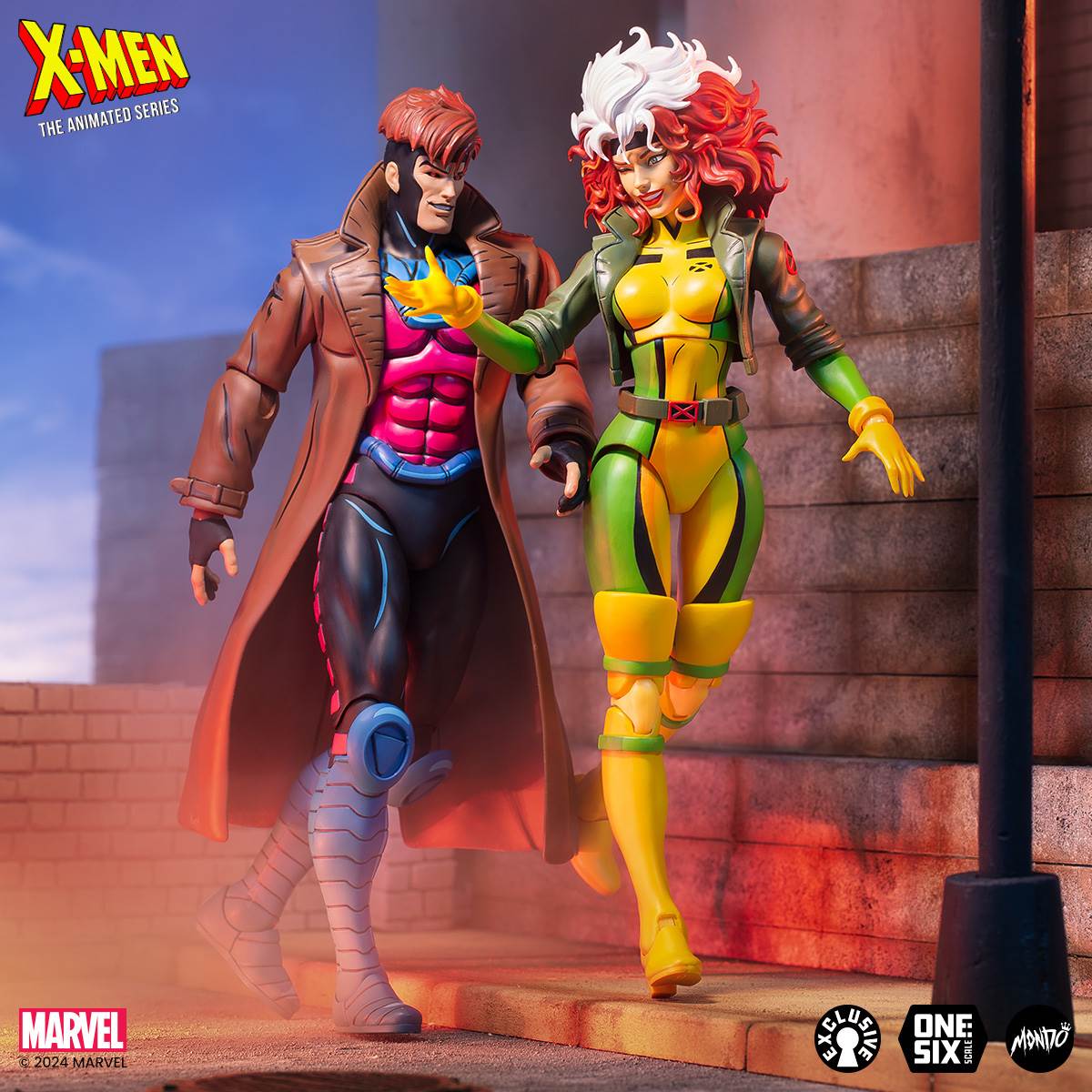 "X-Men: The Animated Series" Rogue, Gambit Figures from Mondo