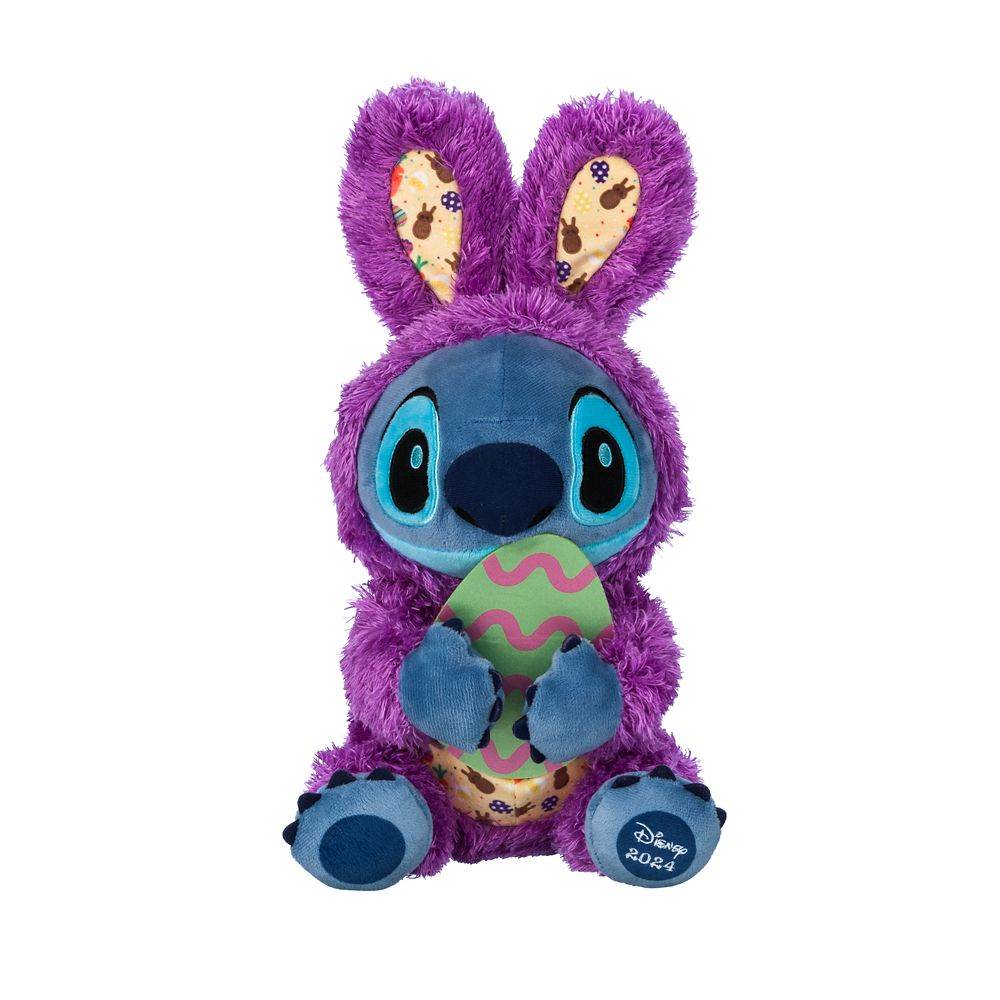 Hop Into Spring with Charming Stitch and Angel 2024 Dated Easter Plush ...