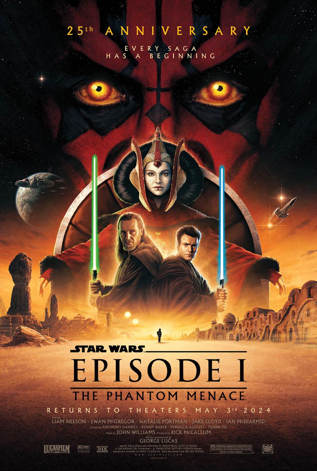 "The Phantom Menace" To Celebrate 25th Anniversary With Theatrical Re-Release - LaughingPlace.com