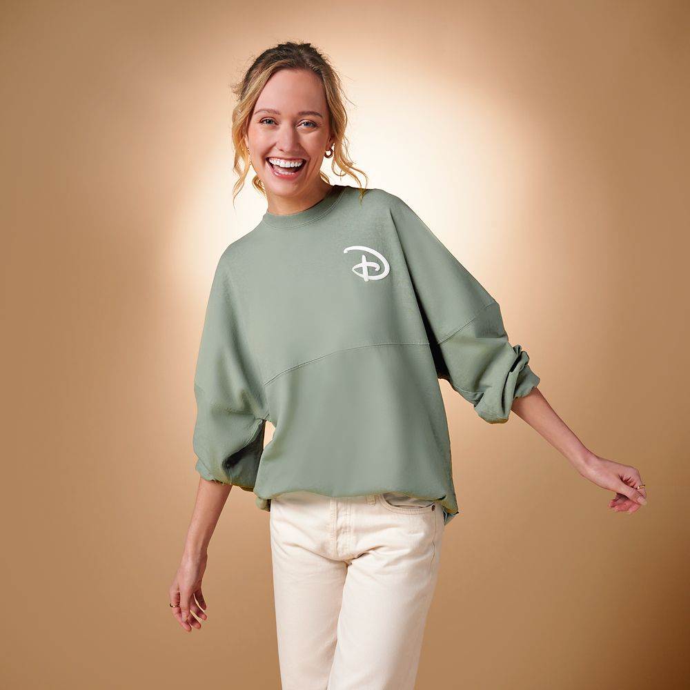 Disney Store Debuts Stylish, Simplistic Sage Green Spirit Jersey