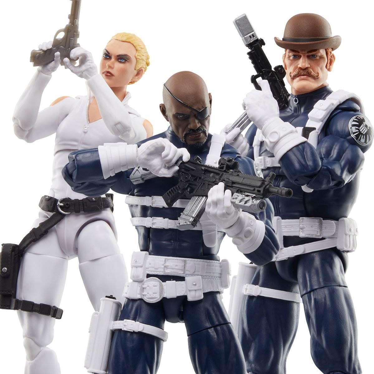 Dum Dum Dugan, Sharon Carter and Nick Fury Jr. Marvel Legends 3-Pack