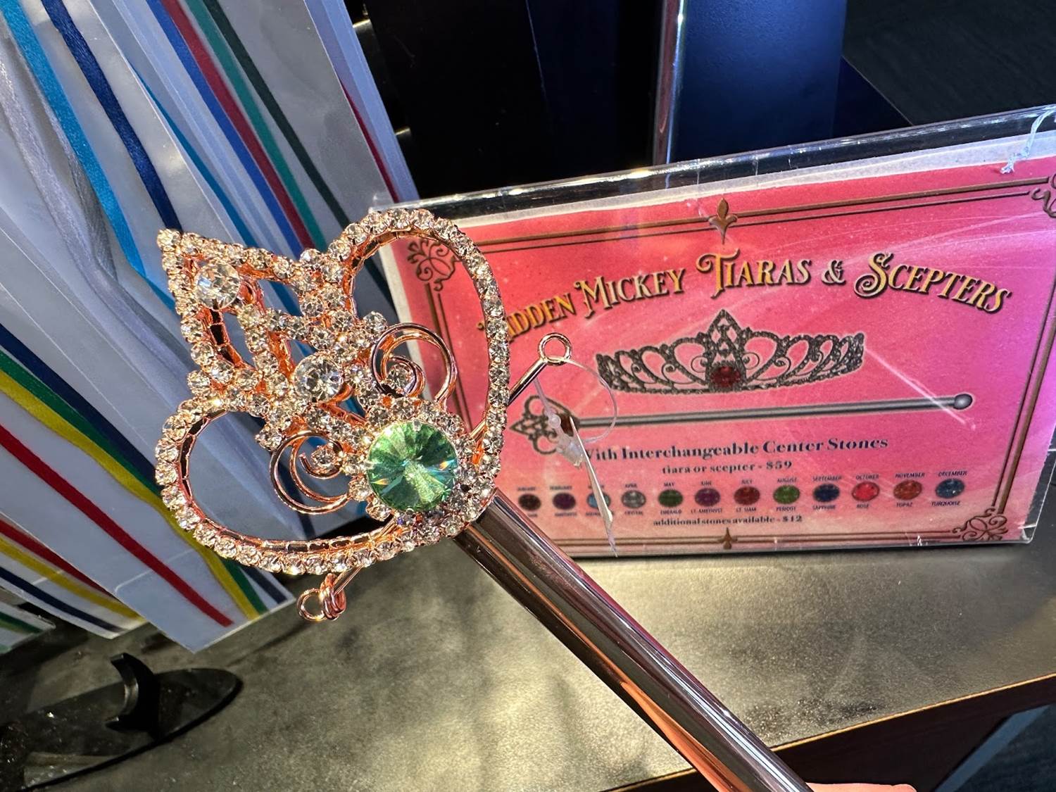 Hidden Mickey Tiara and Scepter Now Available from Crystal Arts by ...