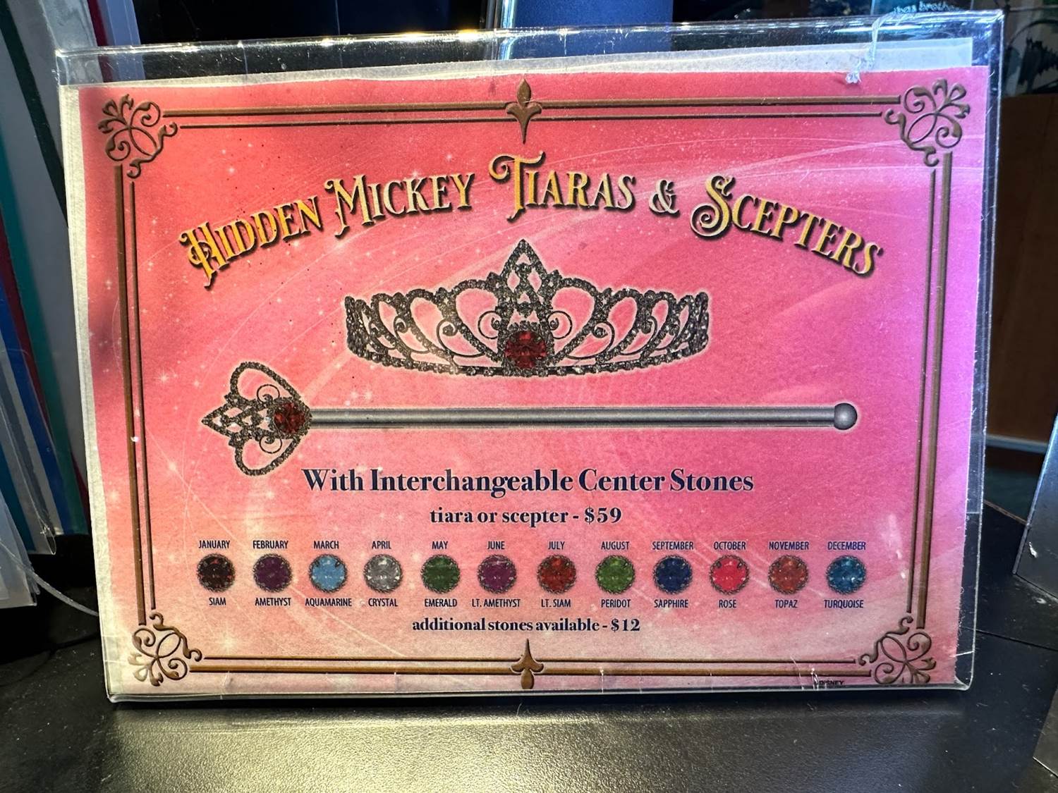 Hidden Mickey Tiara and Scepter Now Available from Crystal Arts by ...