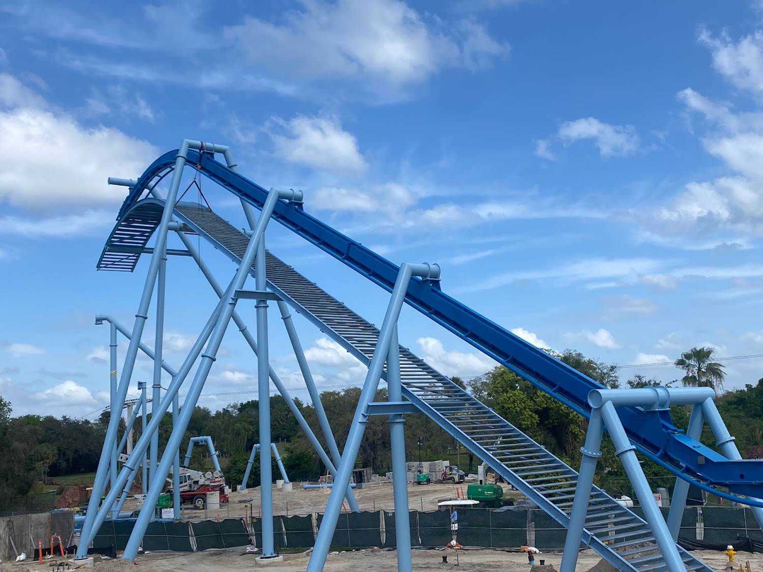 Photos: Lift Hill Installation Begins on Phoenix Rising Coaster Coming ...
