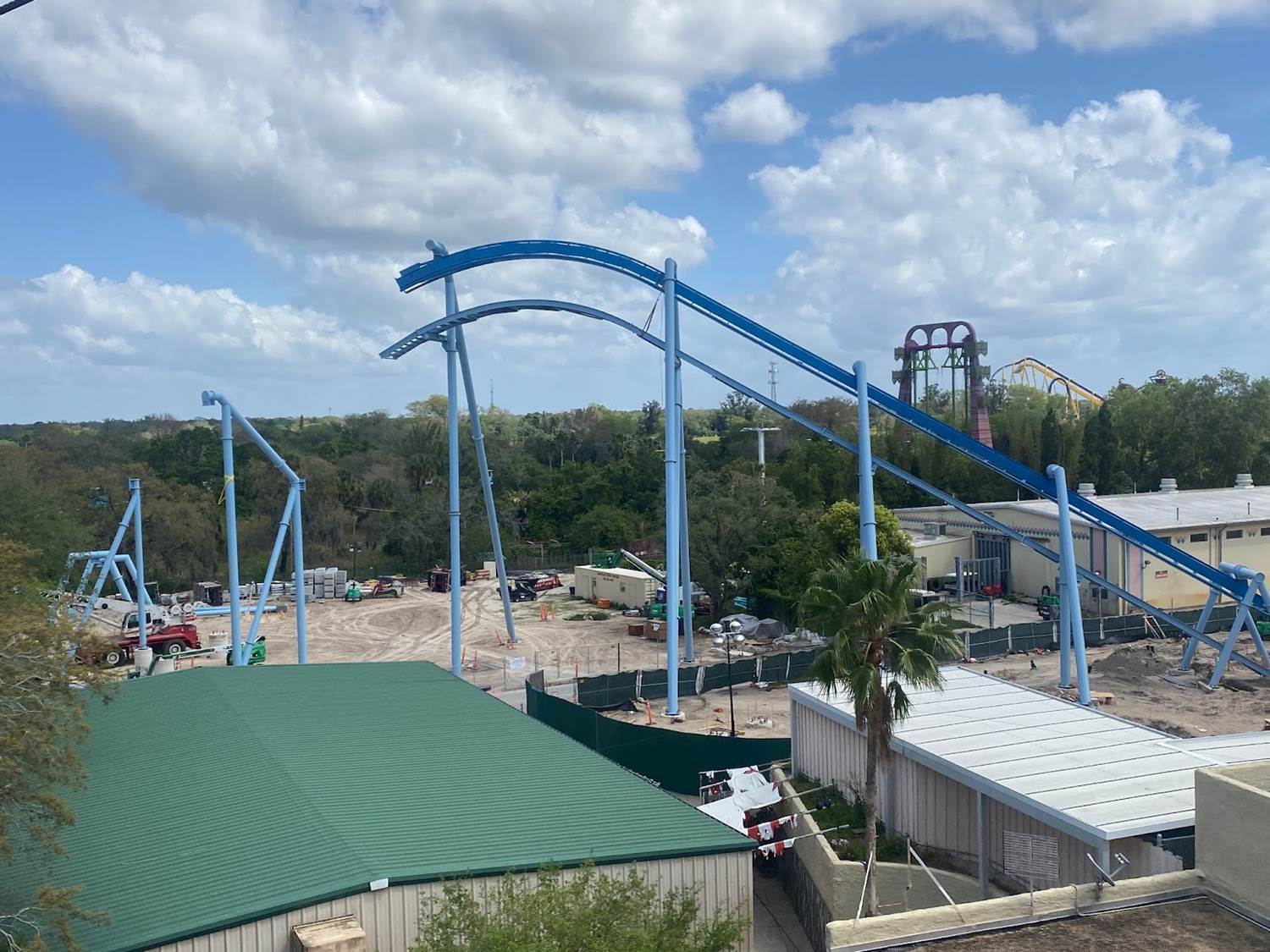 Photos: Lift Hill Installation Begins on Phoenix Rising Coaster Coming ...