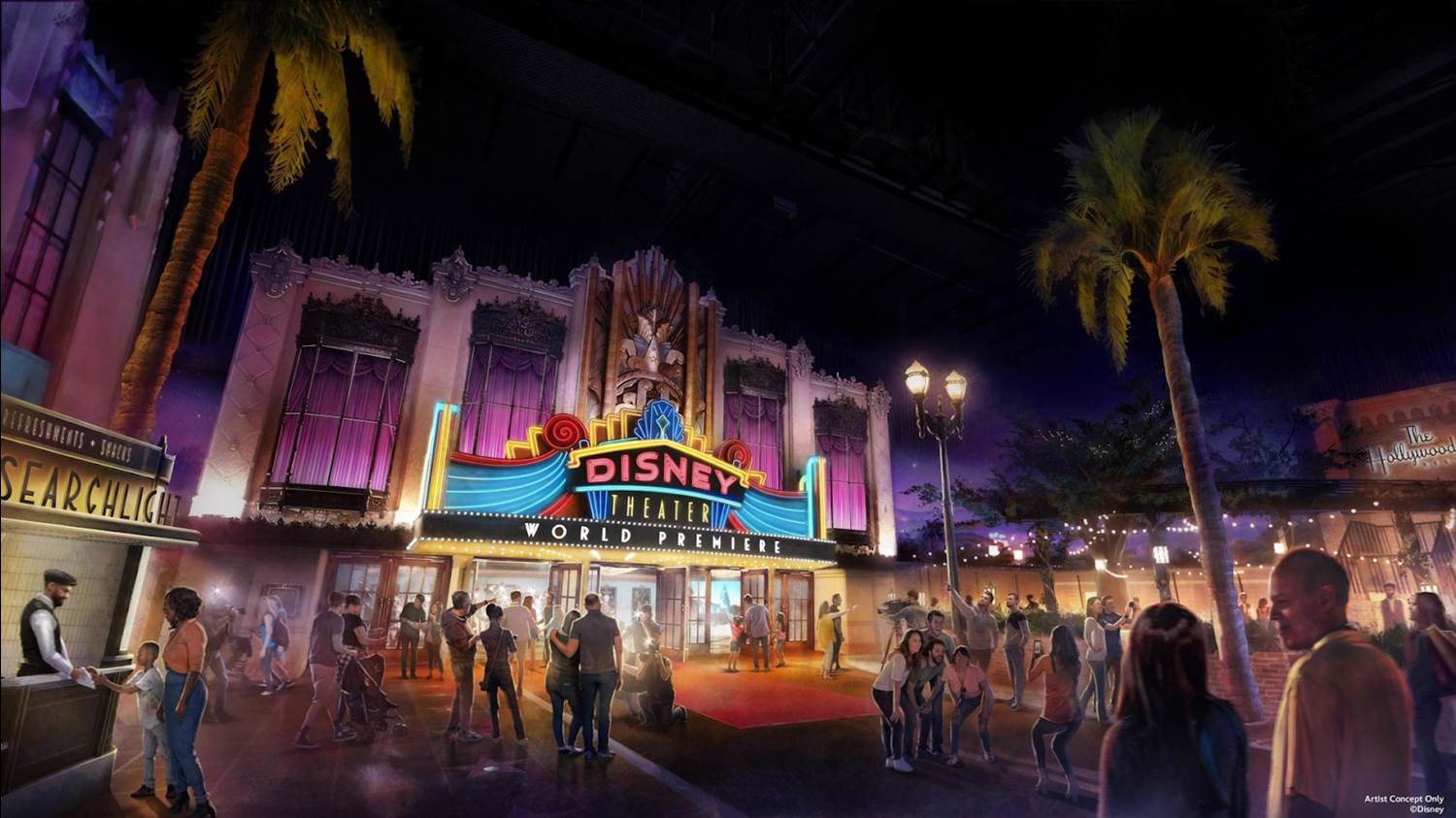 Concept Art for Disney Adventure World Park Entrance Area Revealed ...