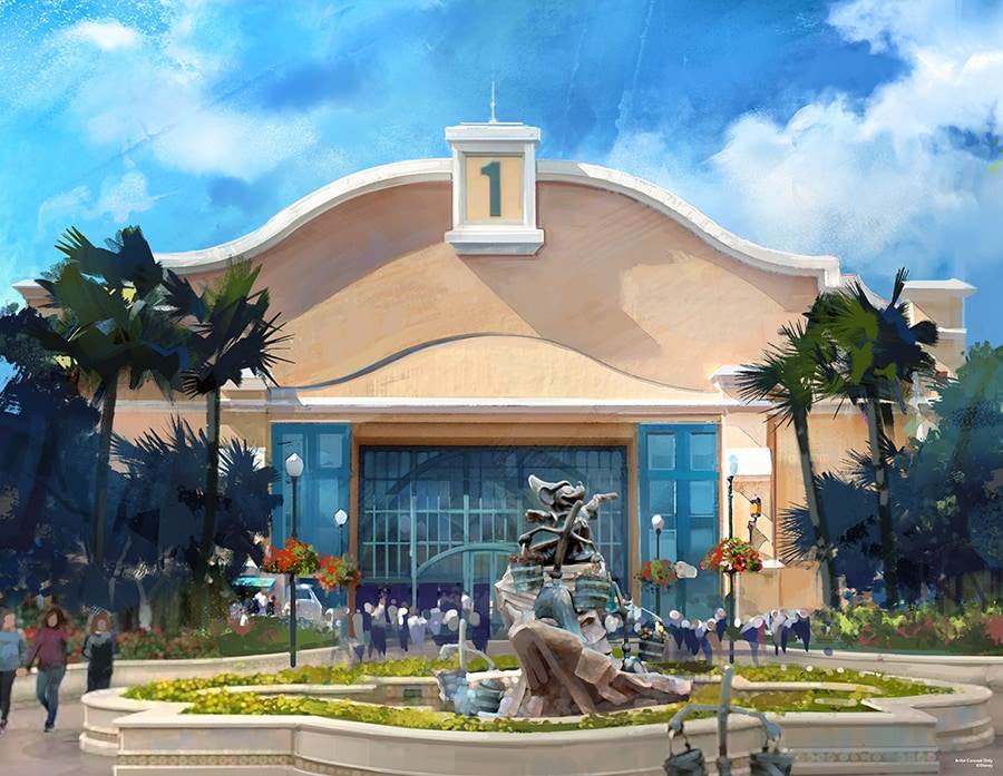 Concept Art for Disney Adventure World Park Entrance Area Revealed ...
