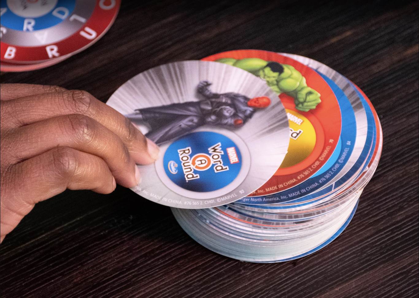 ThinkFun Marvel WordARound Card Game