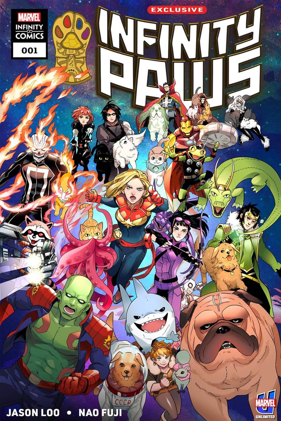 Marvel Writer Jason Loo Discusses New Infinity Comic "Infinity Paws ...