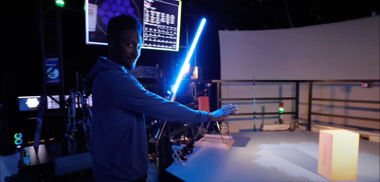 MKBHD Takes a Closer Look at Disney's HoloTile Floor — Including a ...