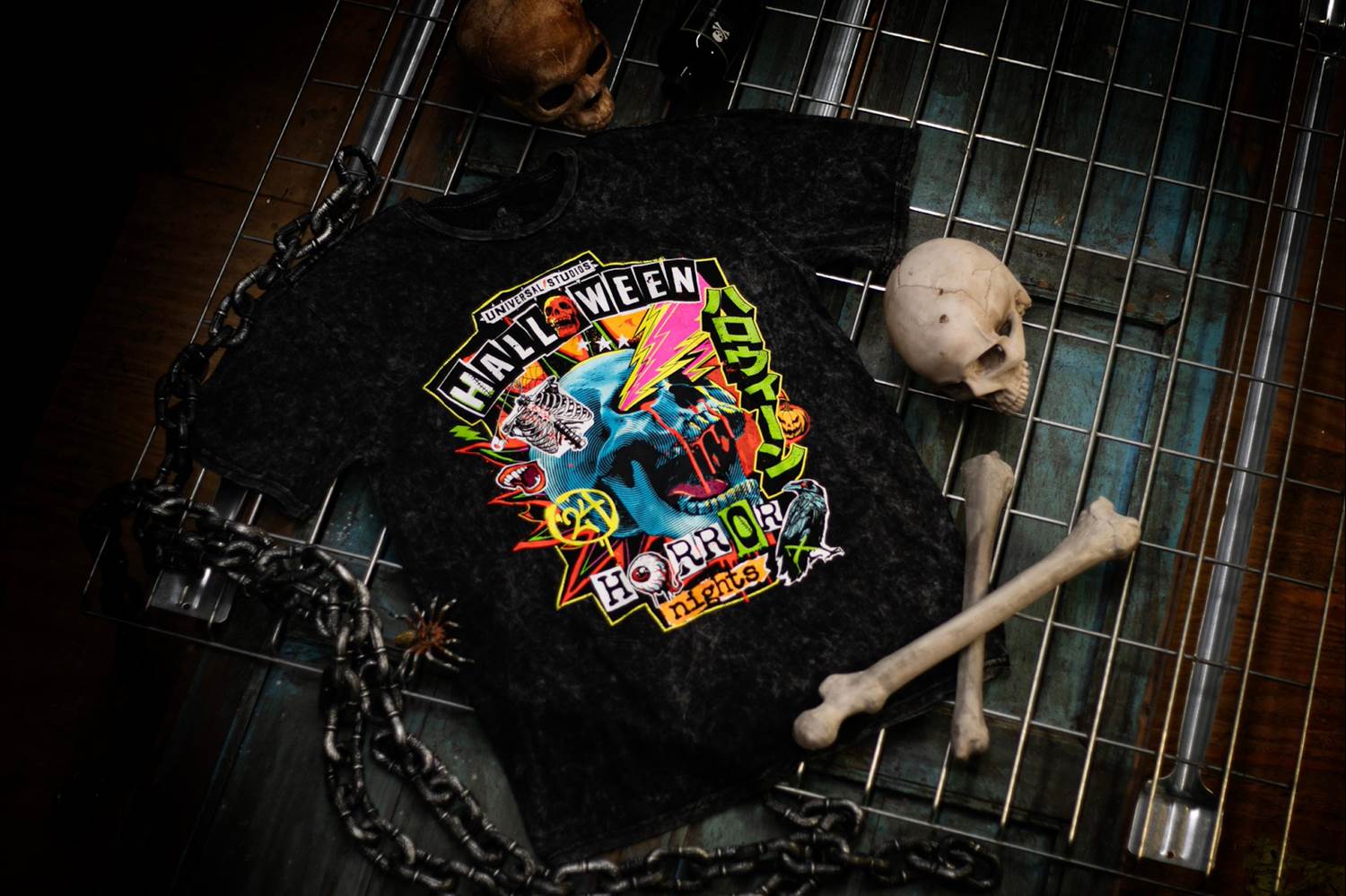 Countdown to Halloween Horror Nights with New Goth Punk T-Shirt Now ...