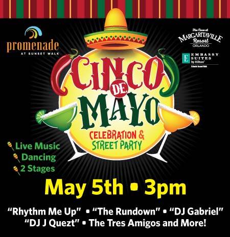 Free Cinco de Mayo Street Party and Celebration Taking Place at Sunset ...
