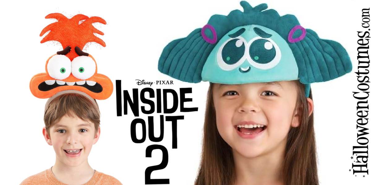 "Inside Out," "Inside Out 2" Styles from HalloweenCostumes.com