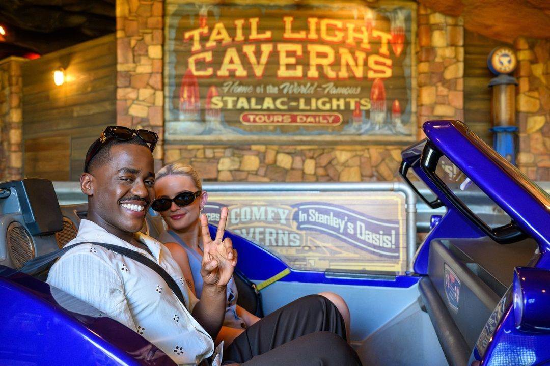 Ncuti Gatwa and Millie Gibson Visit the Disneyland Resort During ...