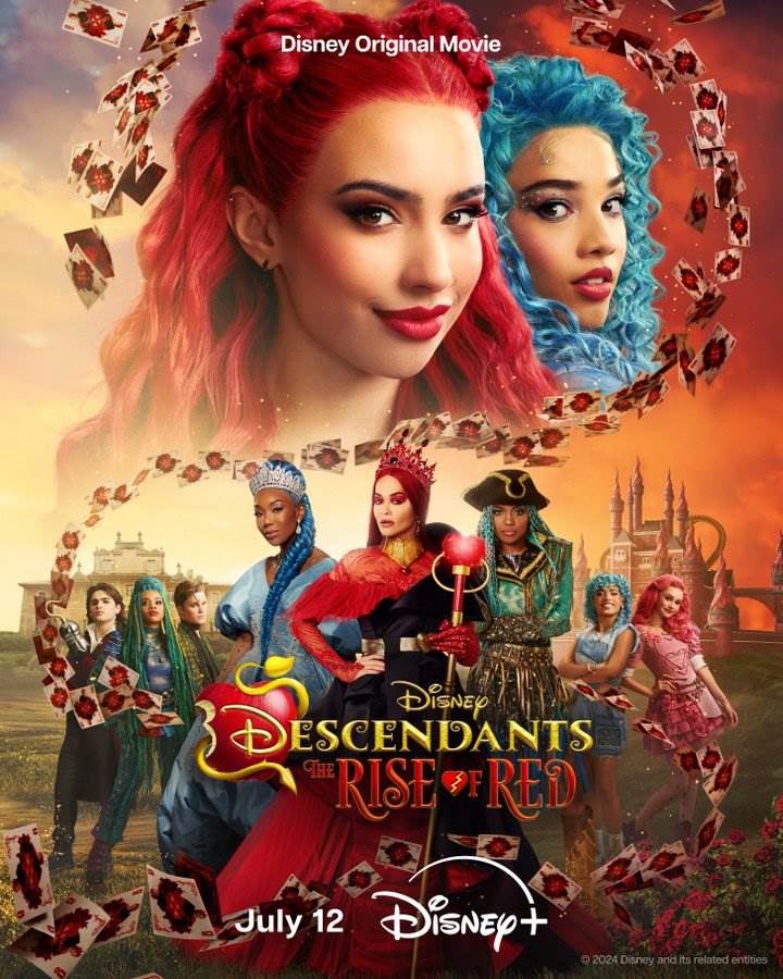 New Poster Revealed For "Descendants: The Rise Of Red" - LaughingPlace.com