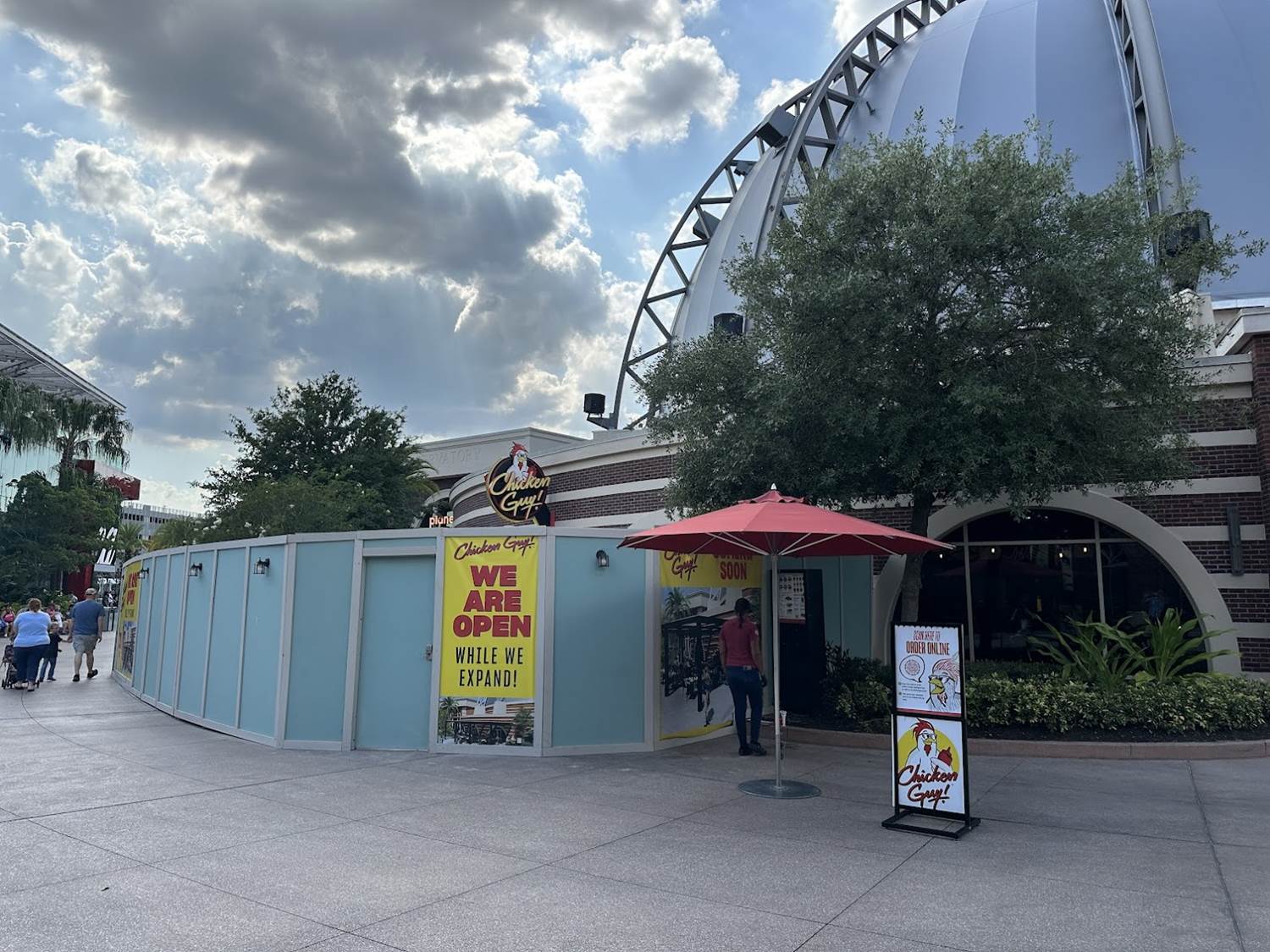 Photos: Disney Springs Chicken Guy Expanding Outdoor Seating ...