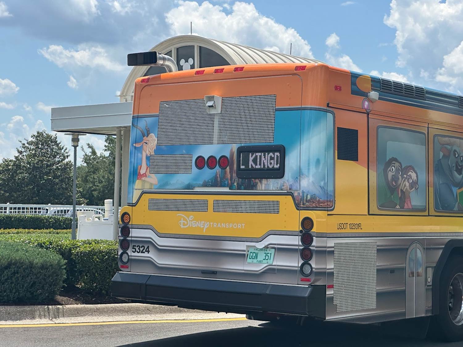 Photos: New Orange Bird Bus Wrap Debuts at Walt Disney World ...