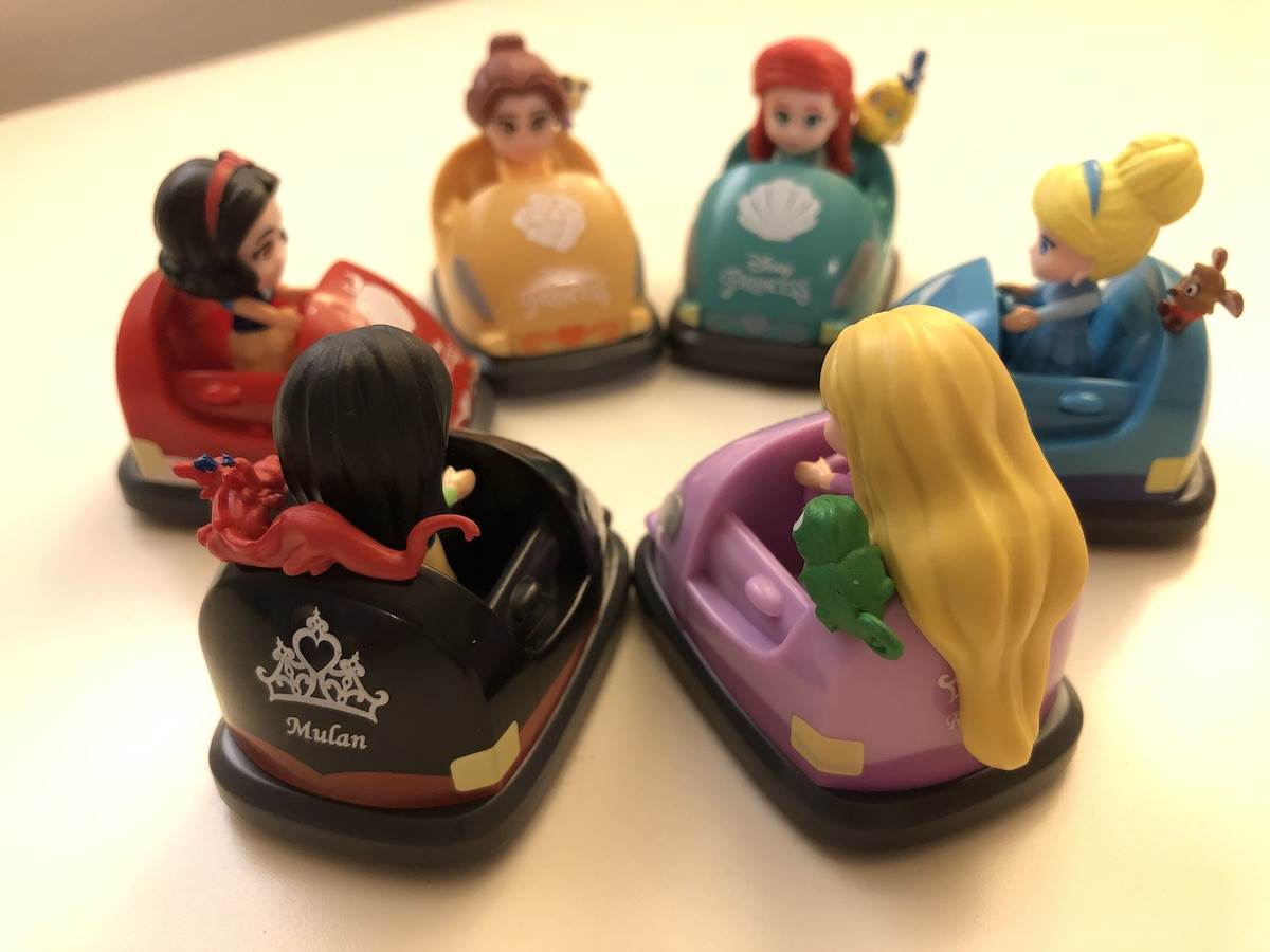 Review Disney Princess Series Pull Back Car Set