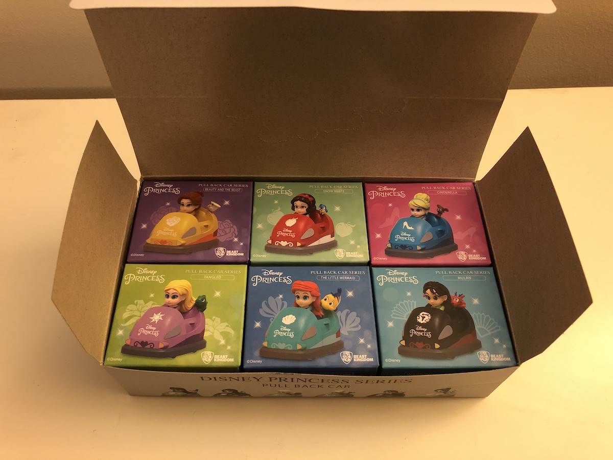 Review Disney Princess Series Pull Back Car Set