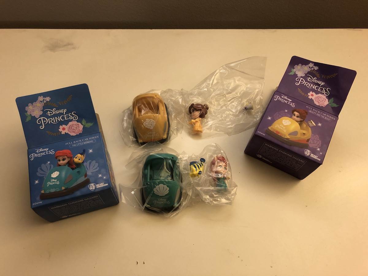 Review Disney Princess Series Pull Back Car Set