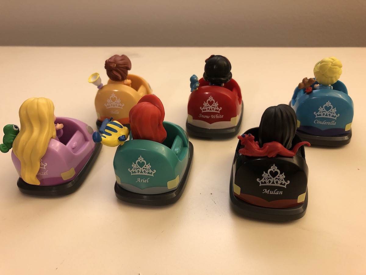 Review Disney Princess Series Pull Back Car Set