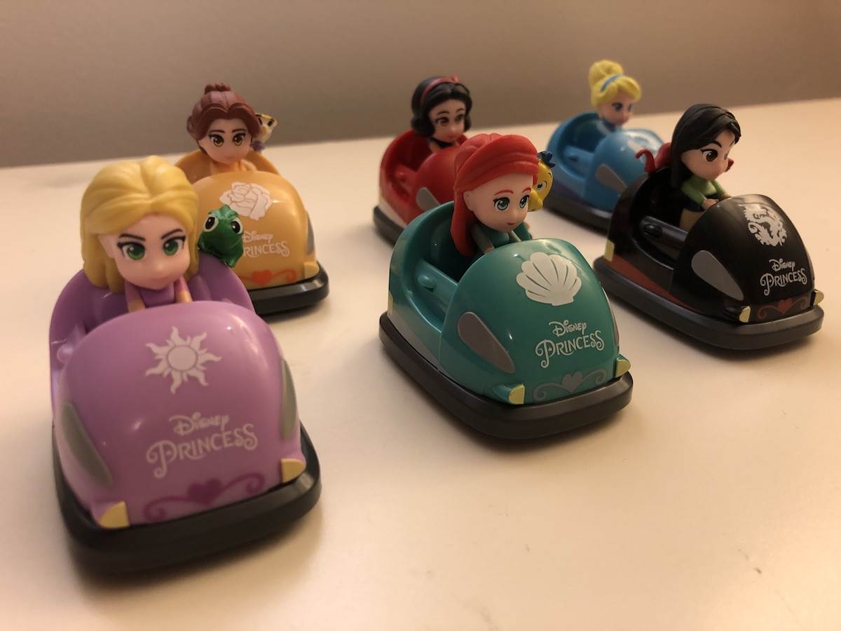 Review Disney Princess Series Pull Back Car Set