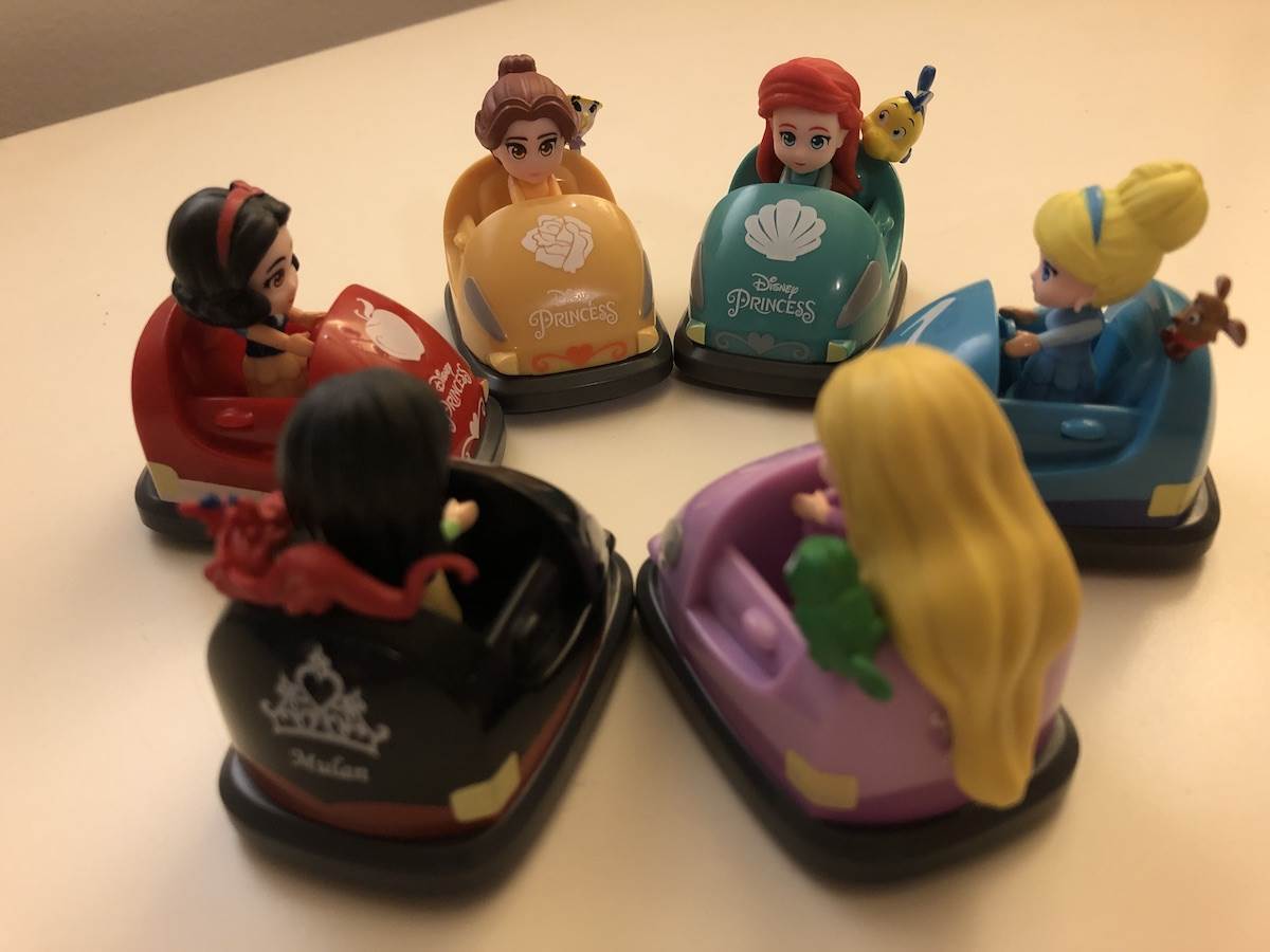 Review Disney Princess Series Pull Back Car Set