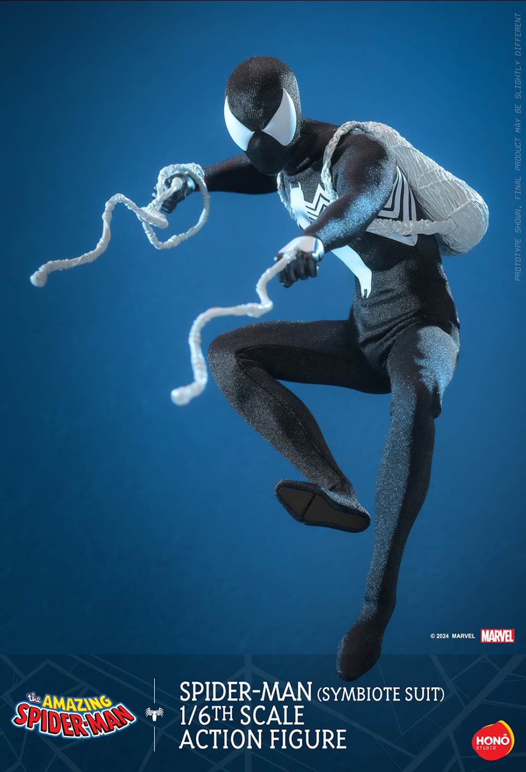 A New Symbiote Spider-Man Action Figure From Hono Studios Is Ready To ...
