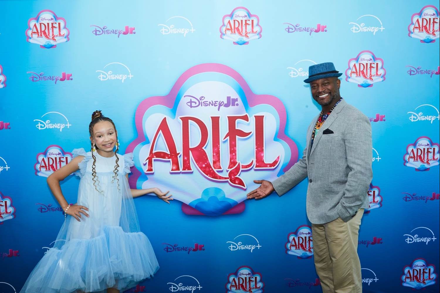 “Disney Jr.’s Ariel” Stars Taye Diggs and Mykal-Michelle Harris Attend ...