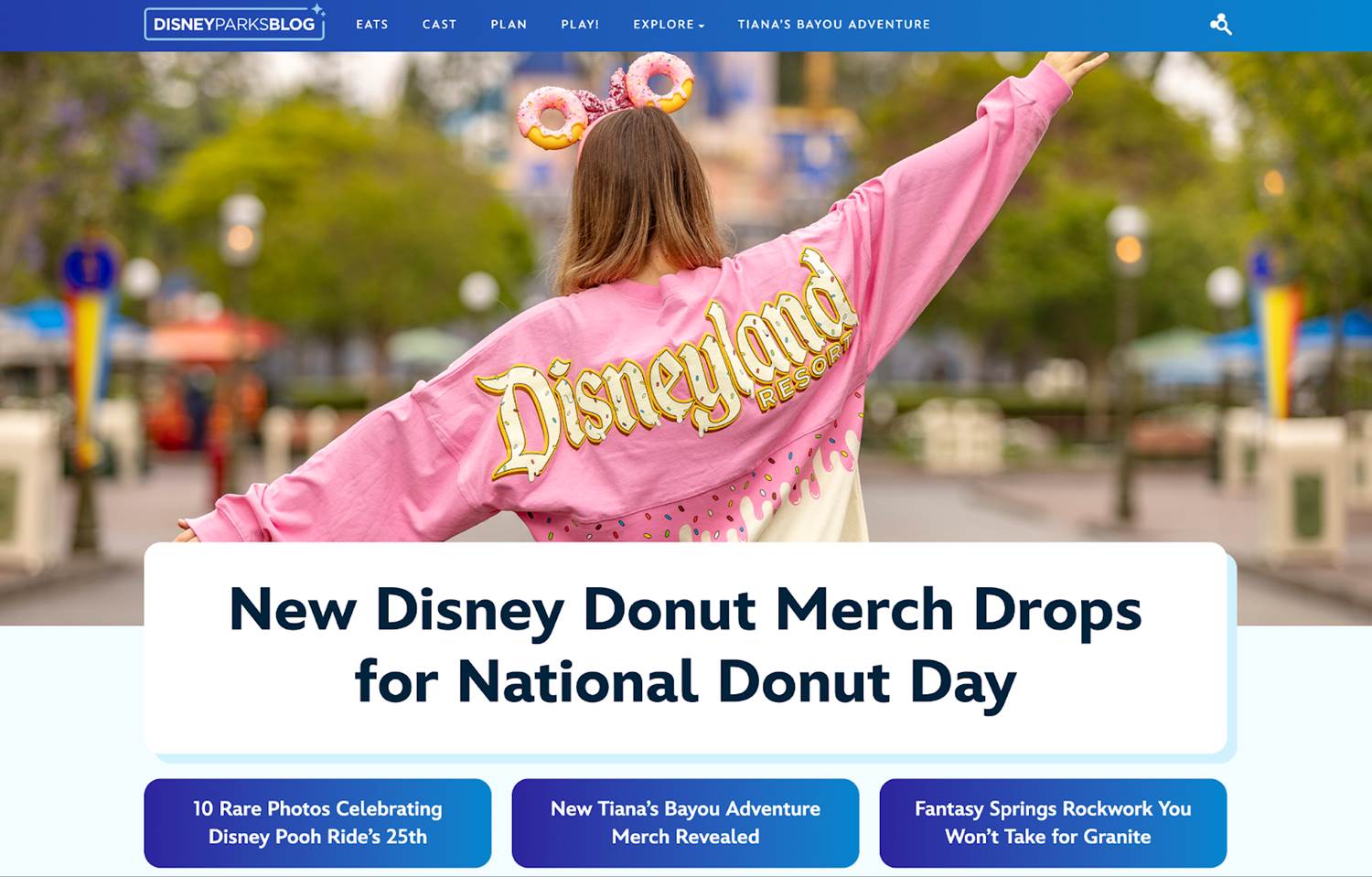 Disney Parks Blog Debuts Brand New Look - LaughingPlace.com