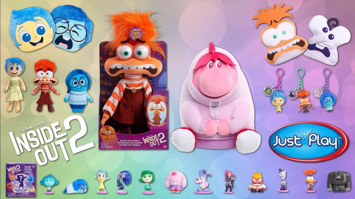 Calm Your Emotions with Cuddly and Collectible "Inside Out 2" Products ...