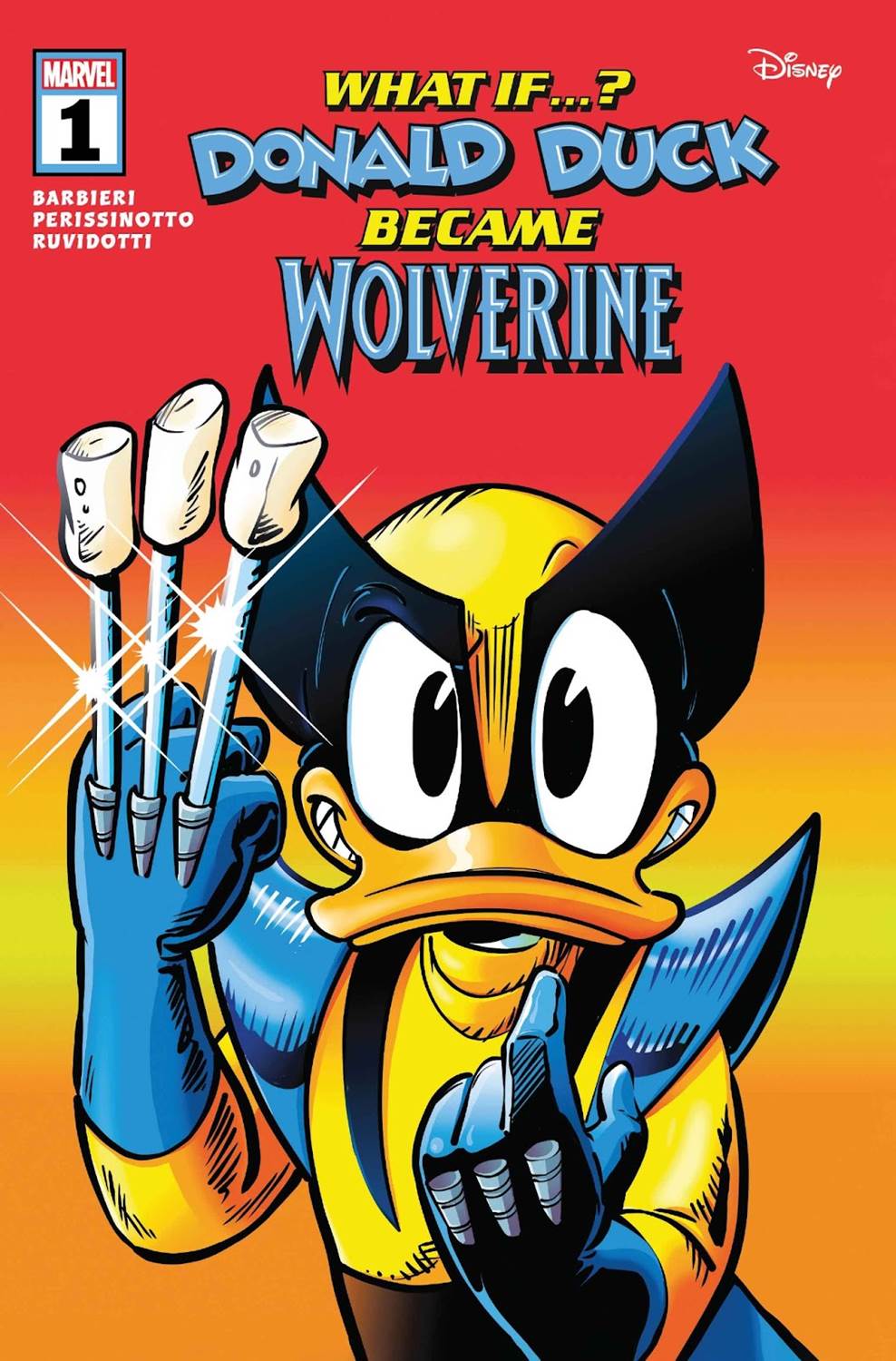 Donald Duck Becomes Wolverine in New Disney/Marvel Cross-Over Series ...