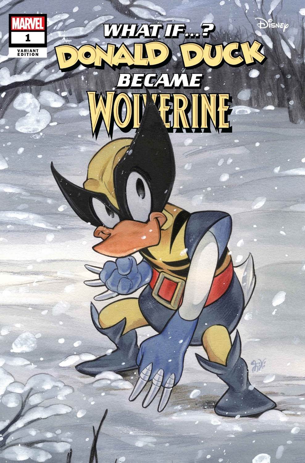 Donald Duck Becomes Wolverine in New Disney/Marvel Cross-Over Series ...