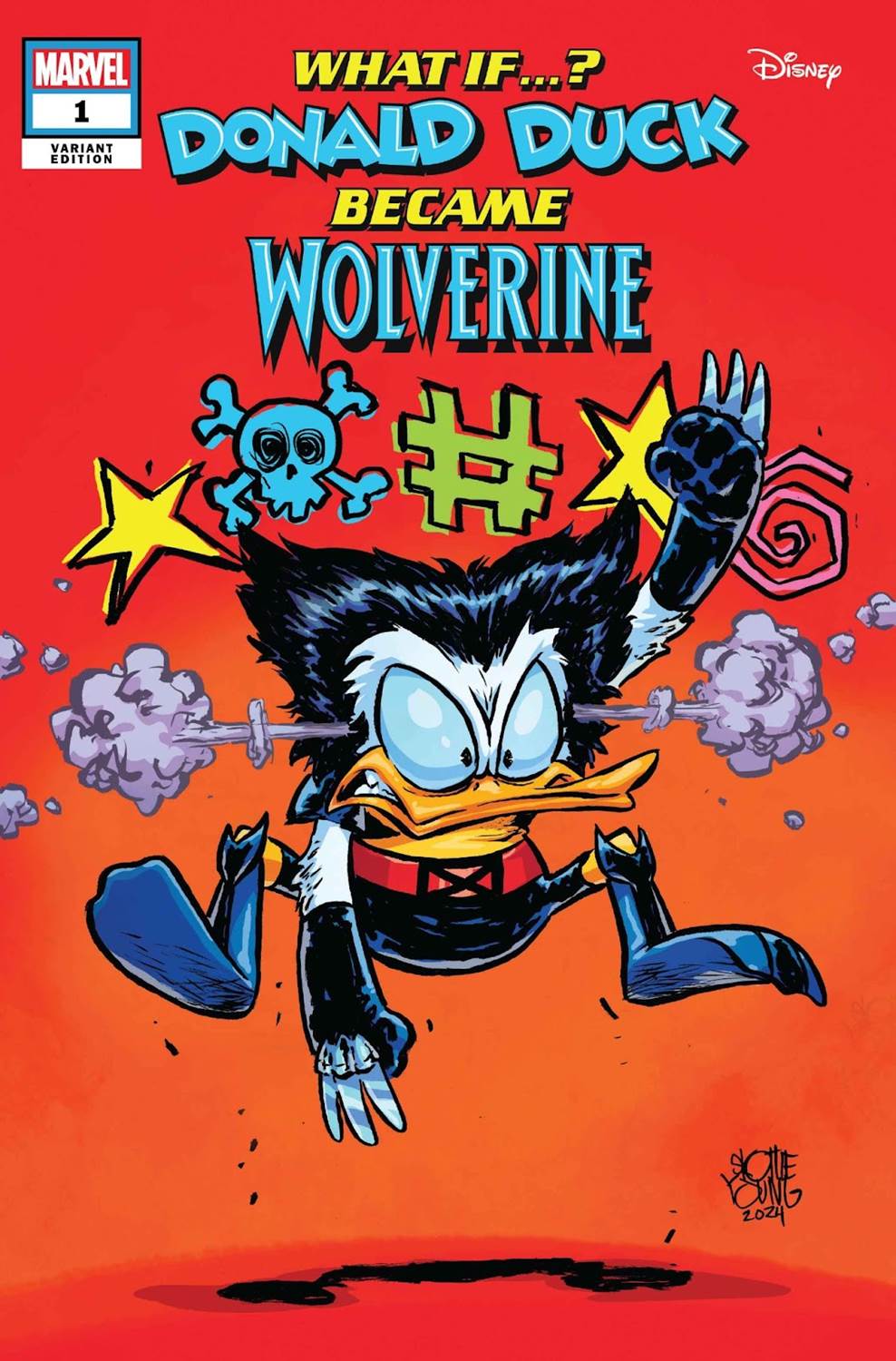 Donald Duck Becomes Wolverine in New Disney/Marvel Cross-Over Series ...