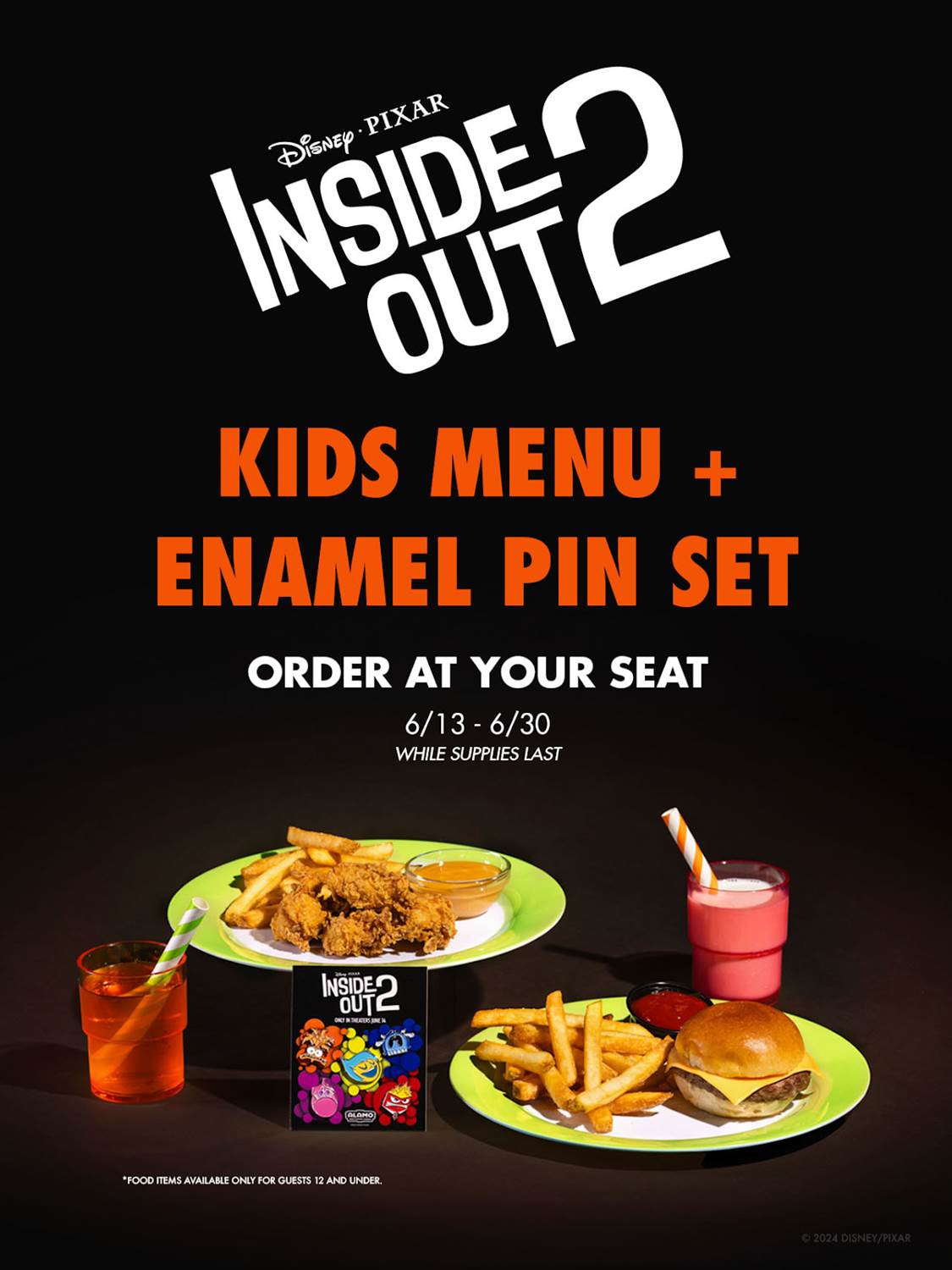Fun "Inside Out 2" Menu Items and Pin Set Await Fans At Alamo ...