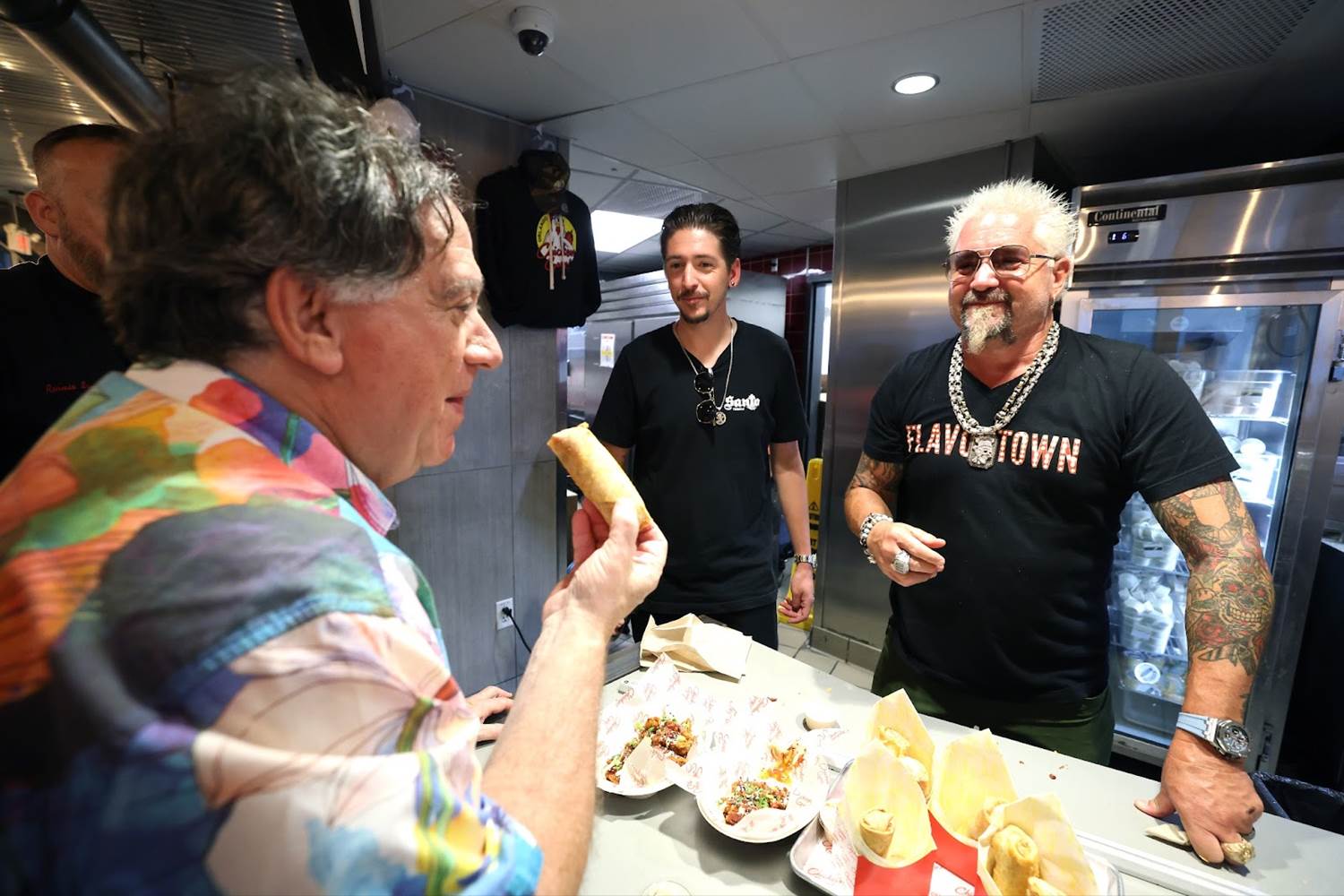 Guy Fieri Pays a Visit to Chicken Guy! at Disney Springs Alongside Co ...