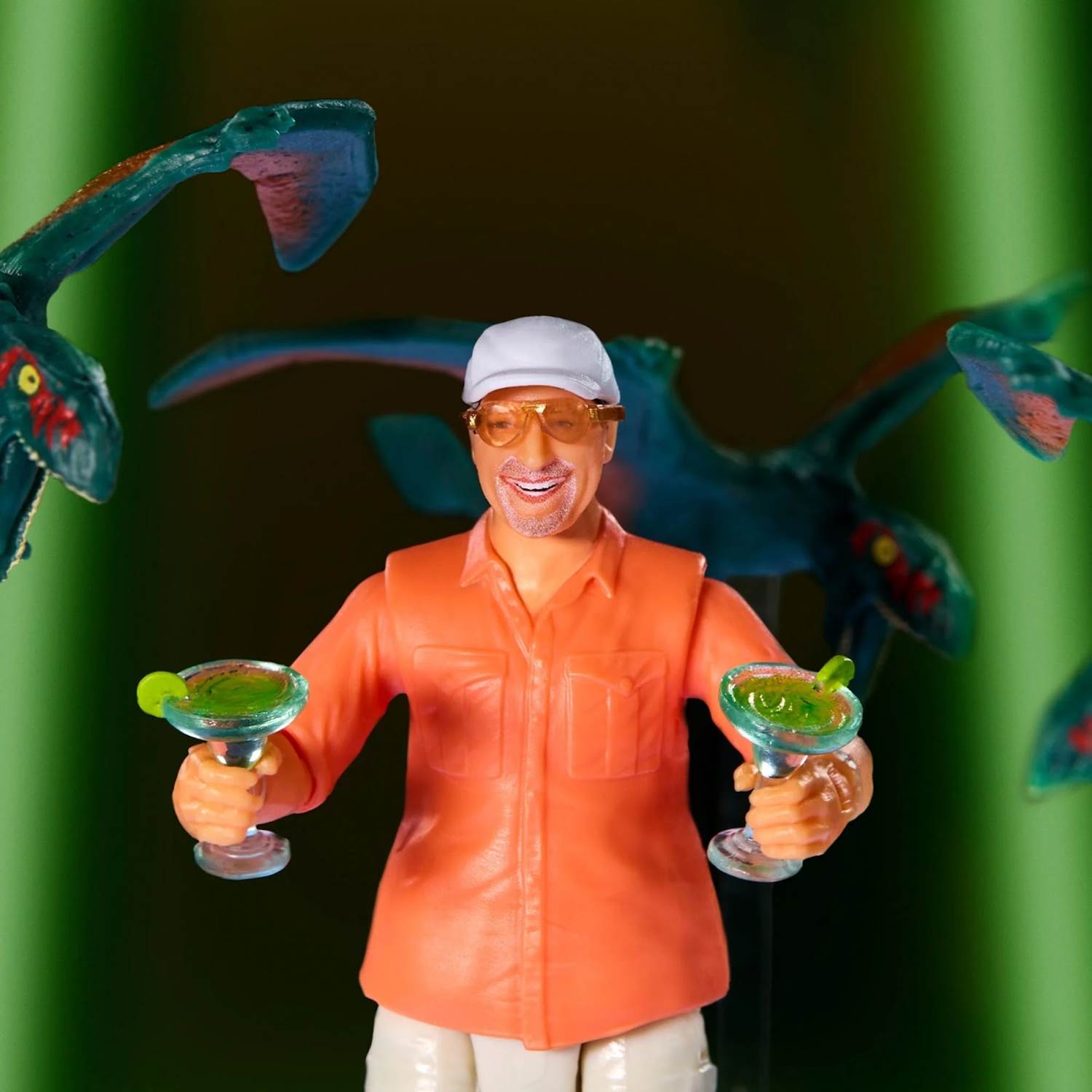 Jimmy Buffett "Jurassic World" "Bubbles Up" Action Figure Revealed by ...