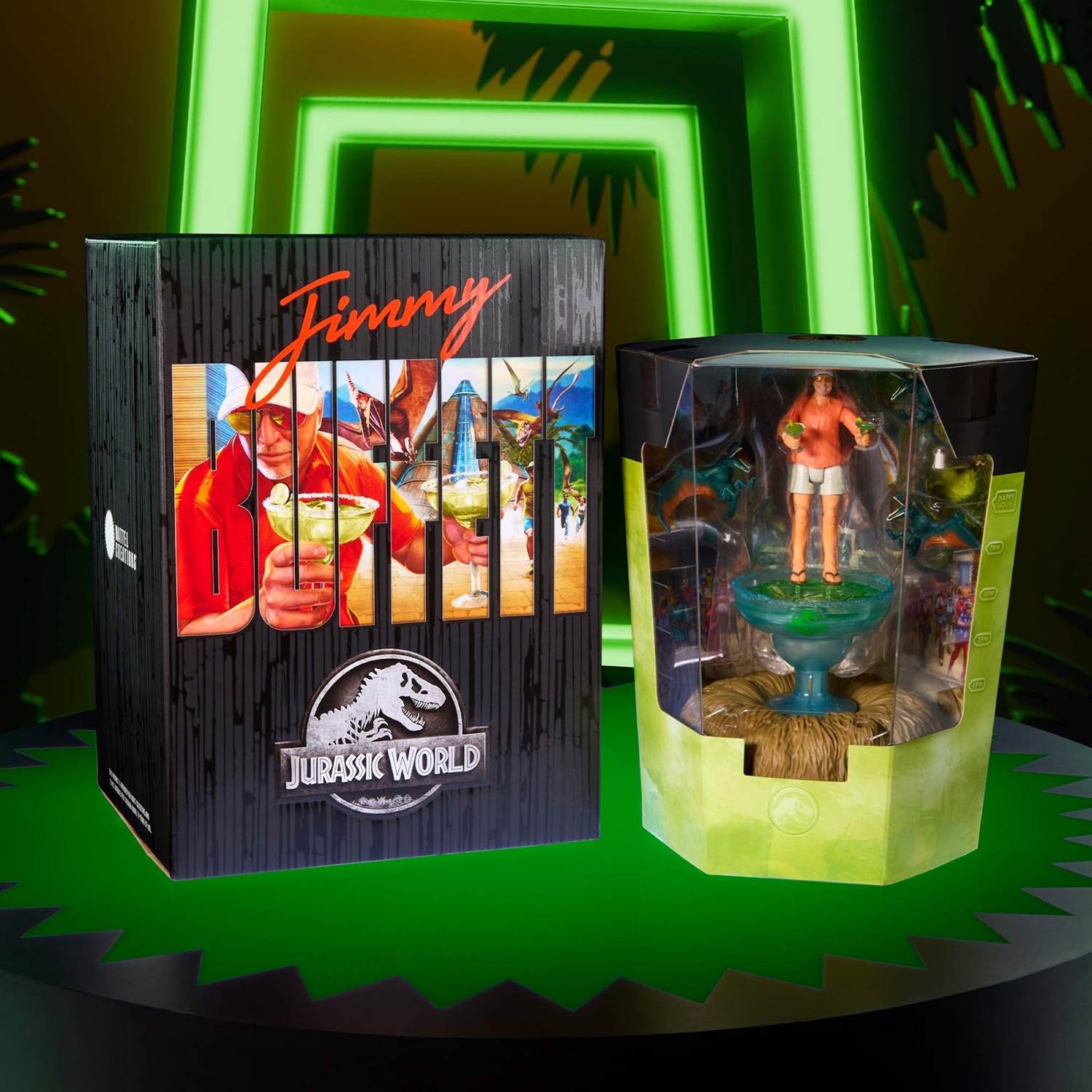 Jimmy Buffett "Jurassic World" "Bubbles Up" Action Figure Revealed by ...