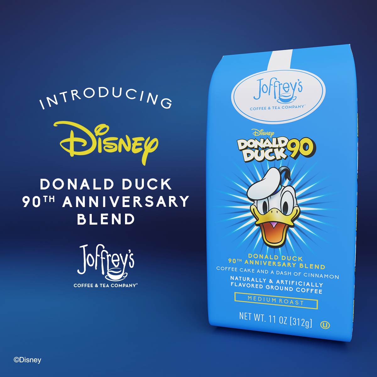 Joffrey’s Coffee Introduces Donald Duck 90th Anniversary Blend ...