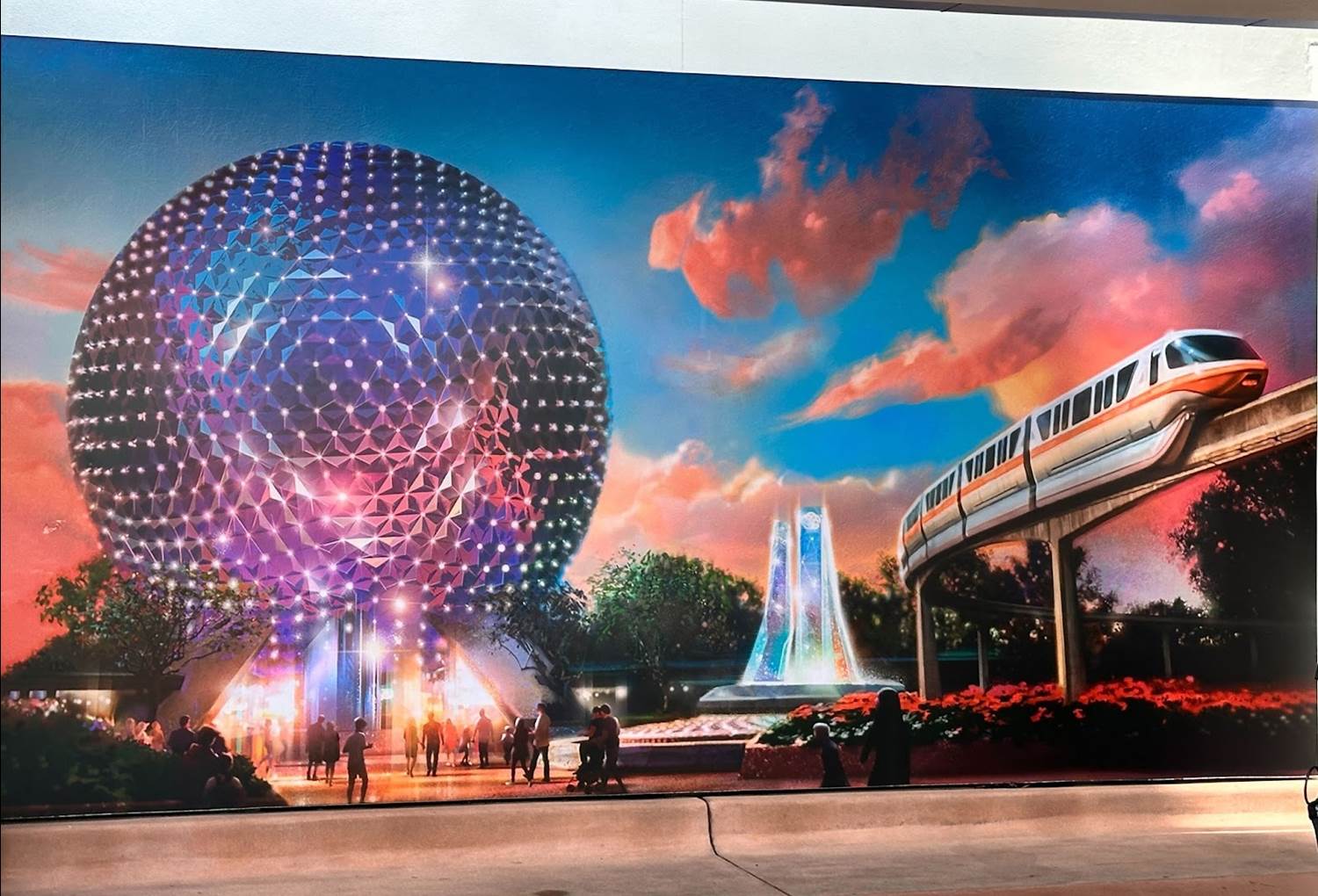 New EPCOT Photo Backdrop Arrives Near Spaceship Earth - LaughingPlace.com