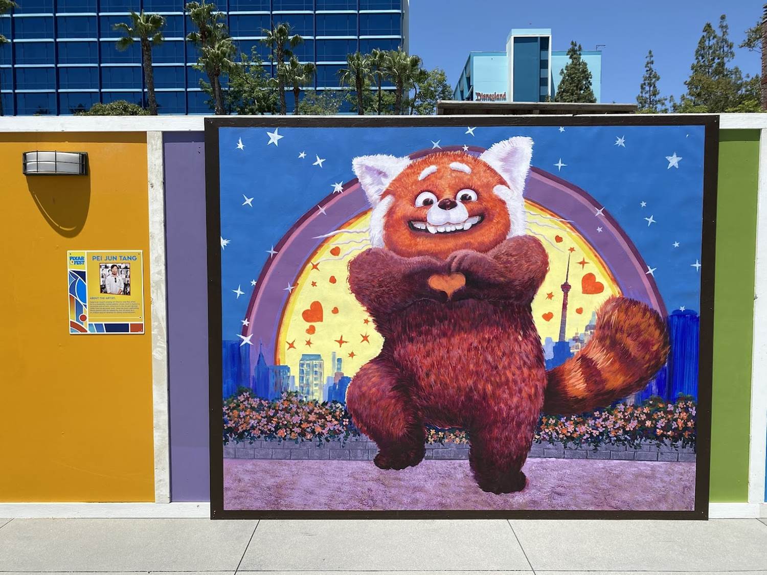 Photos: Downtown Disney Construction And New Pixar Fest Murals ...