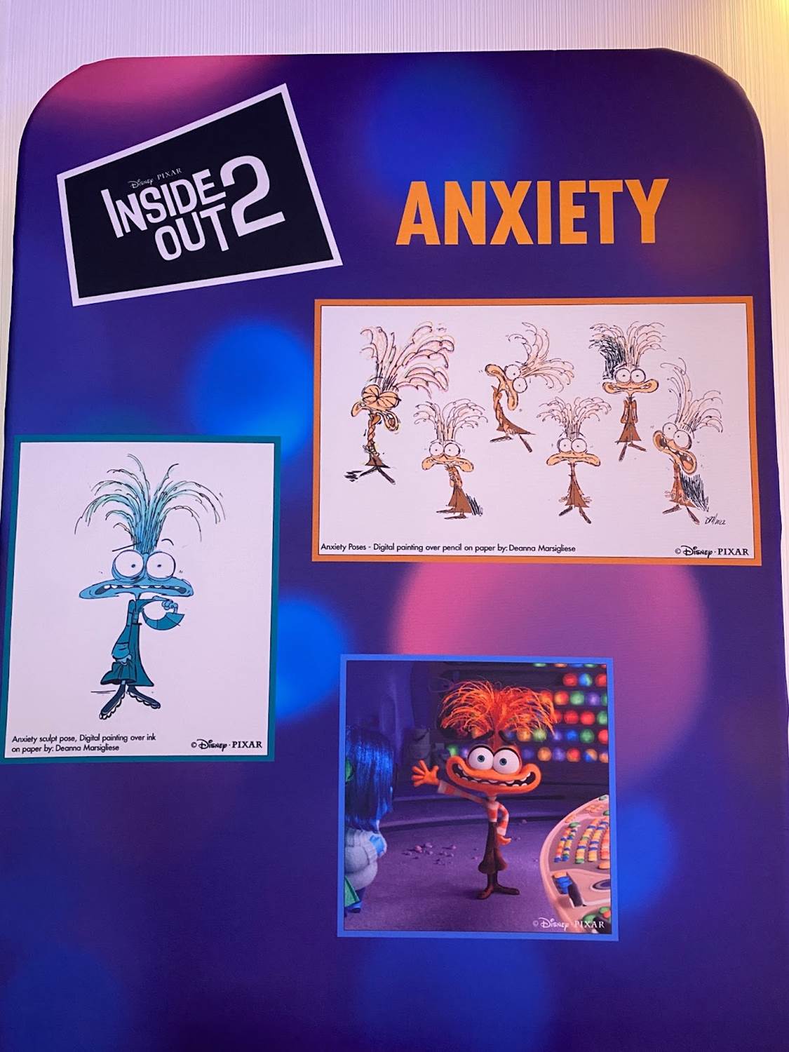 Photos: “Inside Out 2” Artwork and Maquettes On Display at the Pixar ...